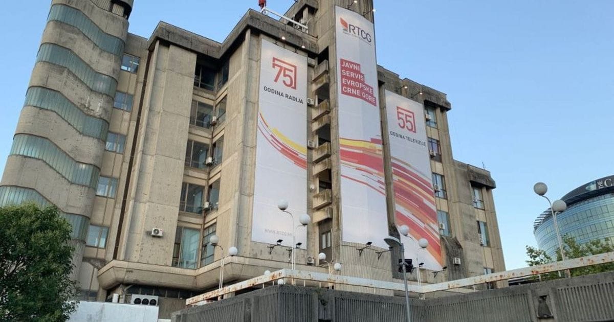 Marija Tomašević direktorica TVCG, Damir Ramović urednik Prv